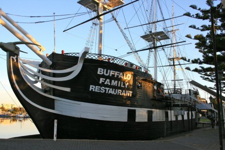HMS Buffalo Australia | HMS Buffalo and Replica HMS Buffalo in Australia